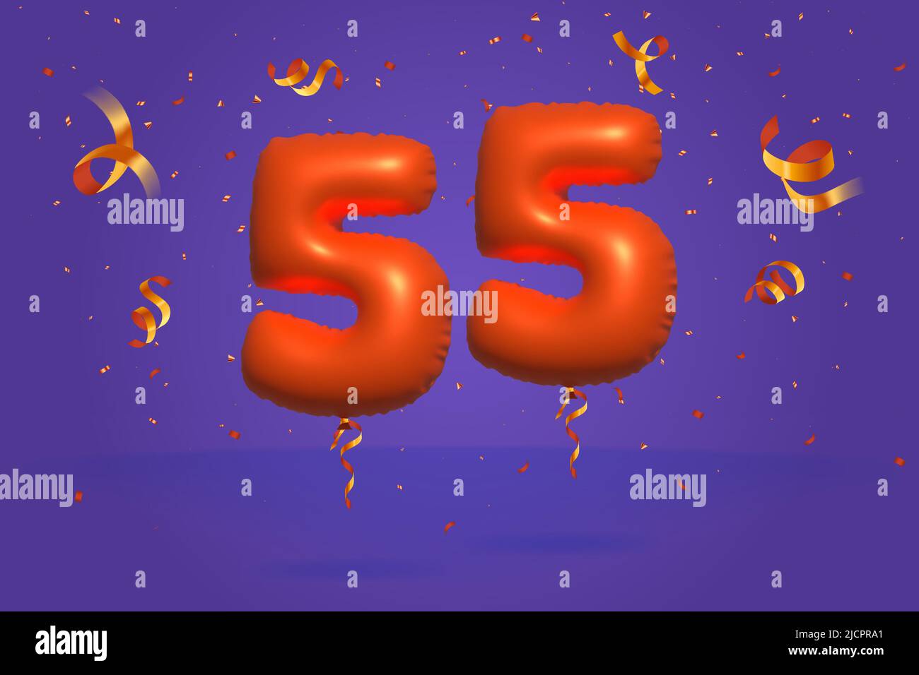 Balloon number 55 hi-res stock photography and images - Alamy