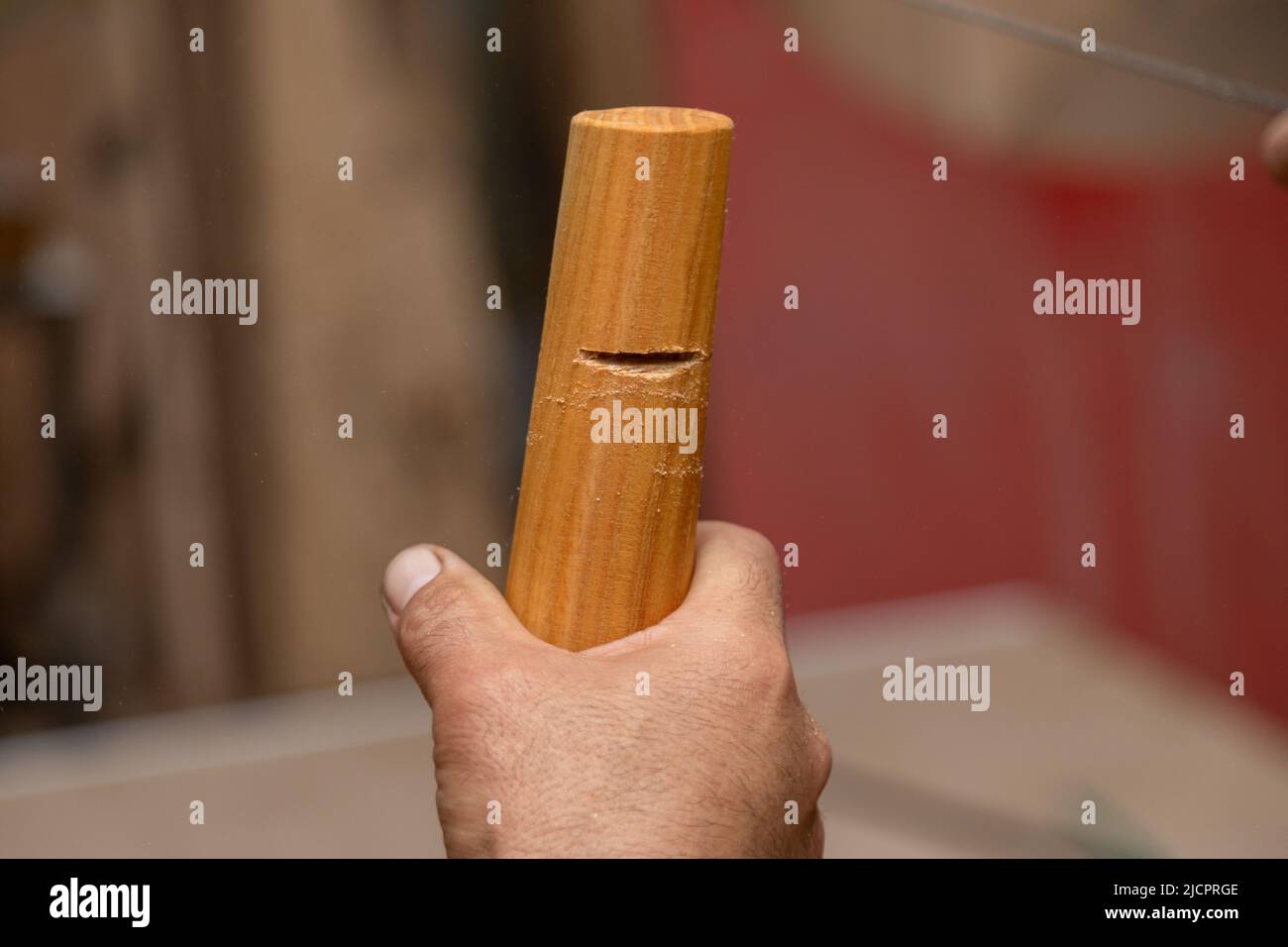 Closeup carpenter cutting table leg hi-res stock photography and images ...