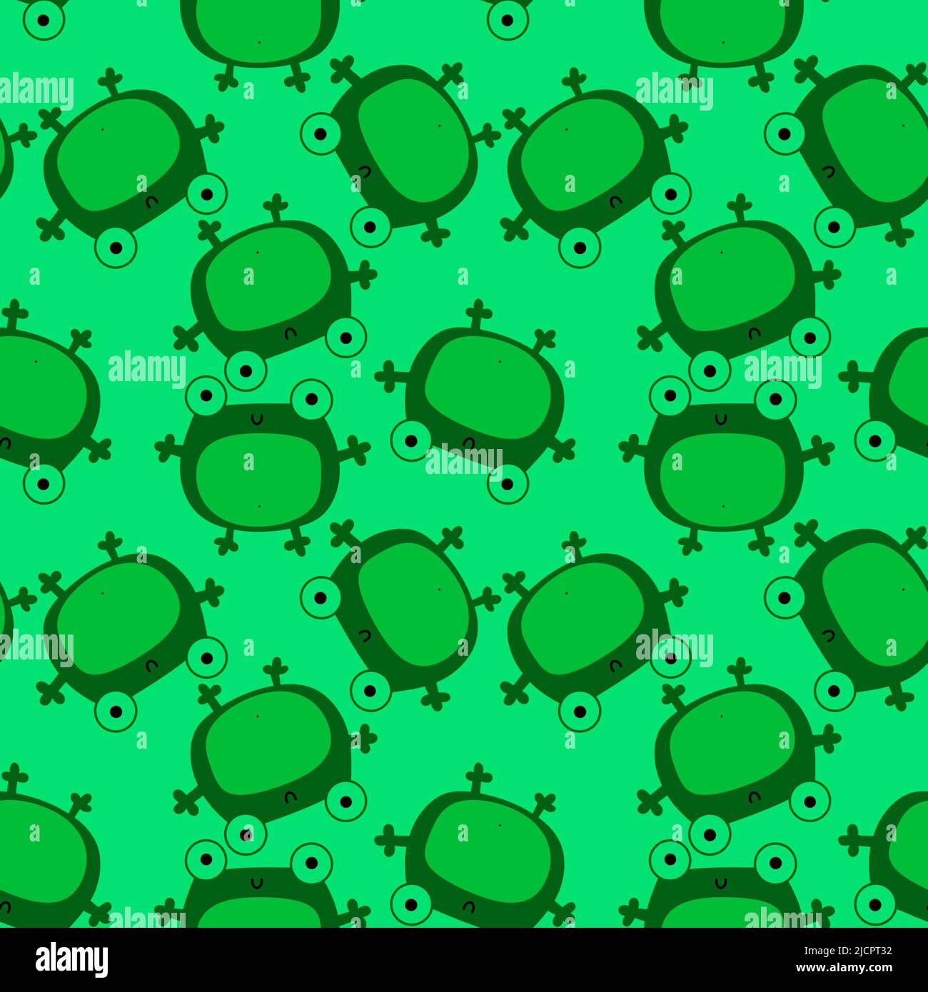 Cartoon seamless kawaii frogs pattern for kids and kindergarten and ...
