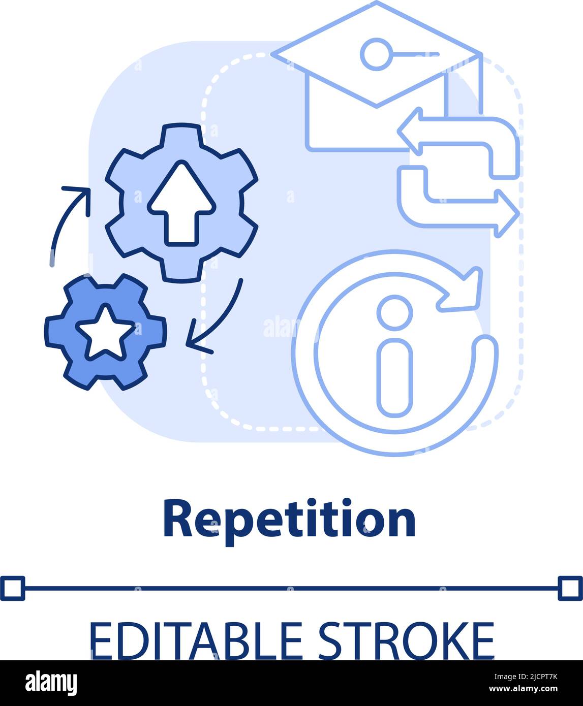 Repetition study Cut Out Stock Images & Pictures - Alamy