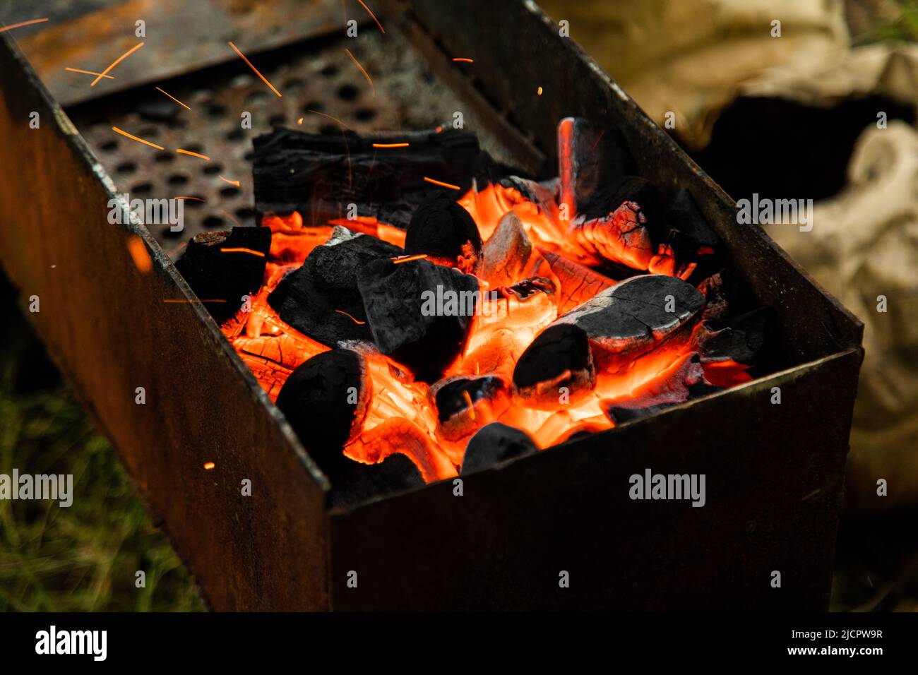 Flaming brazier hi-res stock photography and images - Alamy