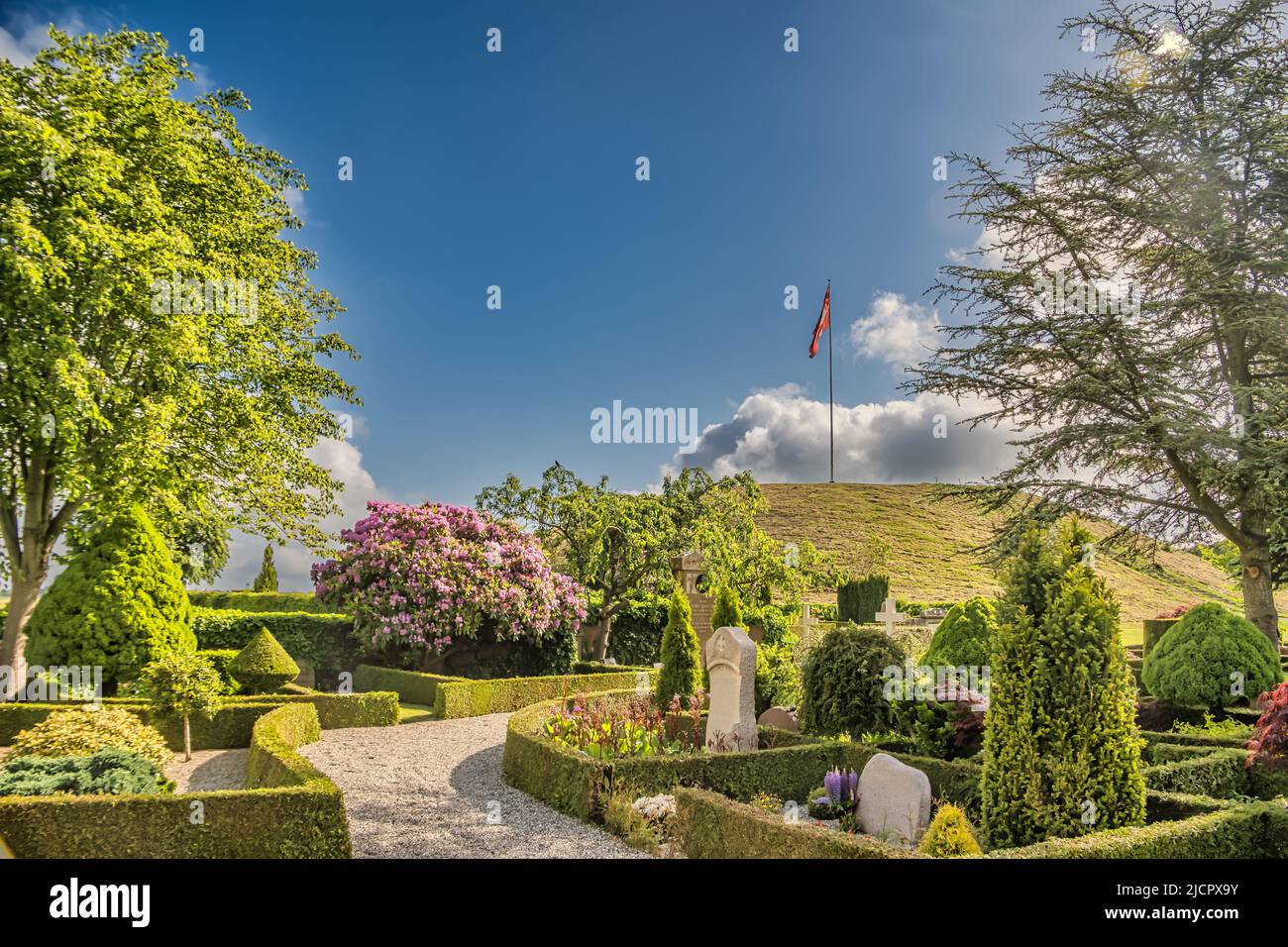Burial mounds denmark hi-res stock photography and images - Alamy