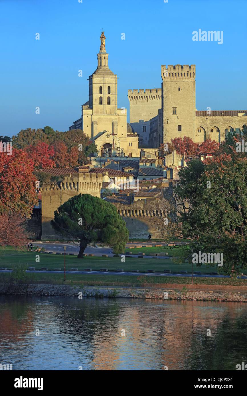 France, Vaucluse Avignon historic city classified as UNESCO World ...