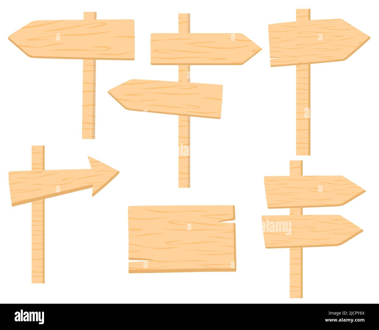 Wooden plaques set vector Stock Vector Image & Art - Alamy