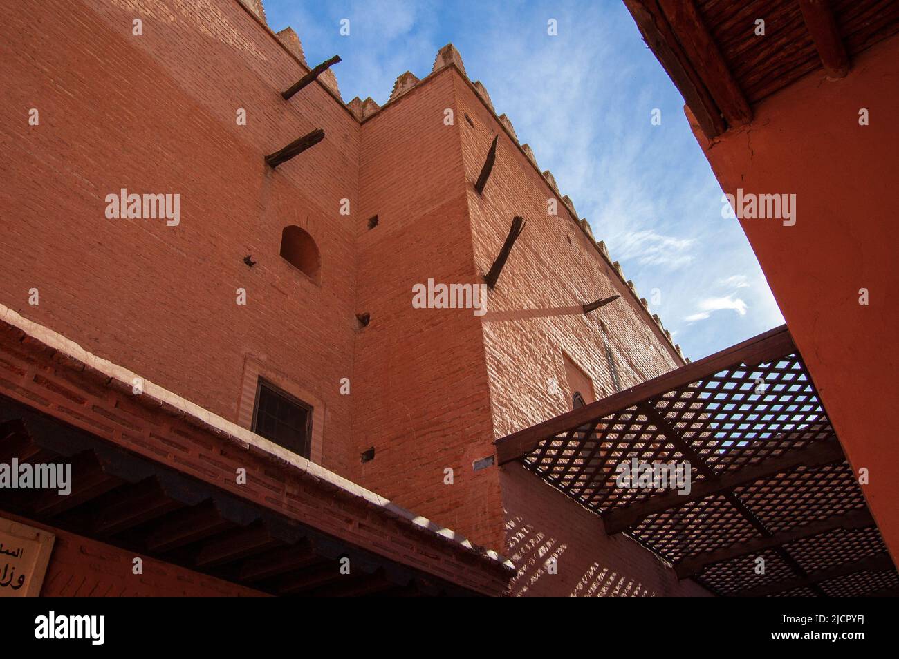 Moroccan architecture in Marrakesh Stock Photo - Alamy