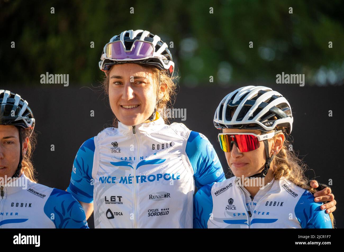 Emilie FORTIN and MEDDE Isaure from the Team Sprinter Nice Métropole ...