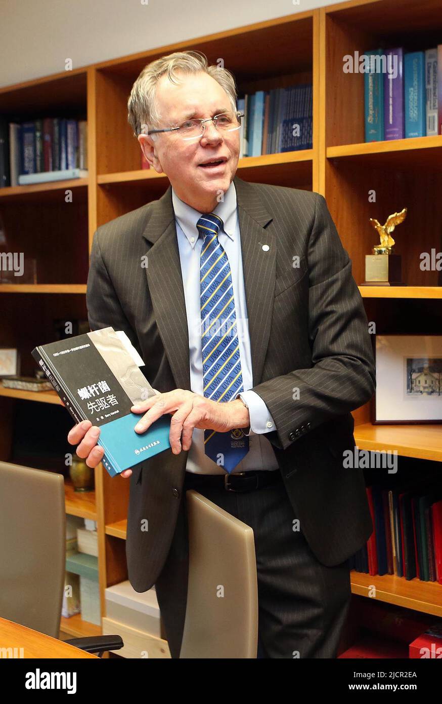 Perth, Australia. 8th June, 2022. Prof. Barry Marshall is seen during ...