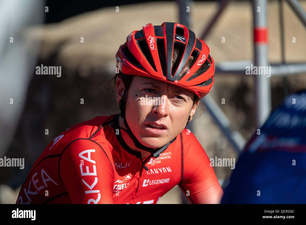 COSTON Morgane from the Arkéa Pro Cycling Team during the Women's Mont Ventoux Challenge 2022 ...