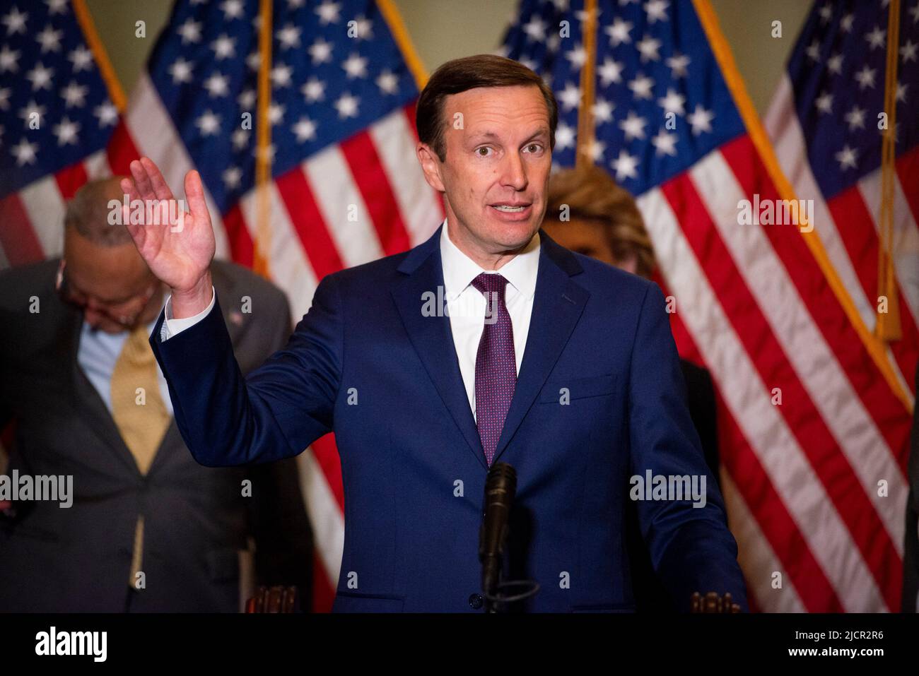 United States Senator Chris Murphy (Democrat of Connecticut) offers ...