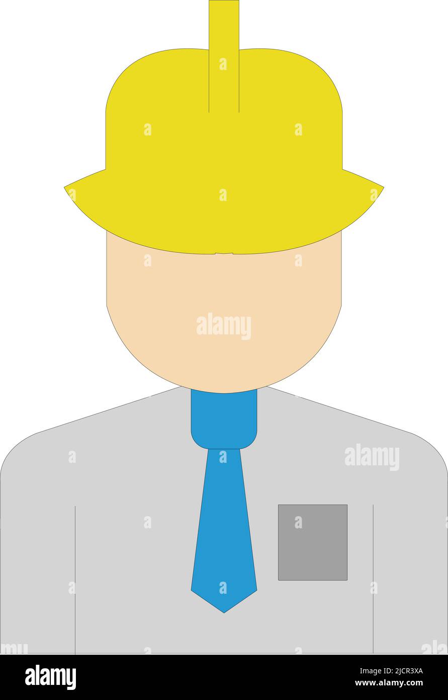Hard hat sign blue Stock Vector Images - Alamy