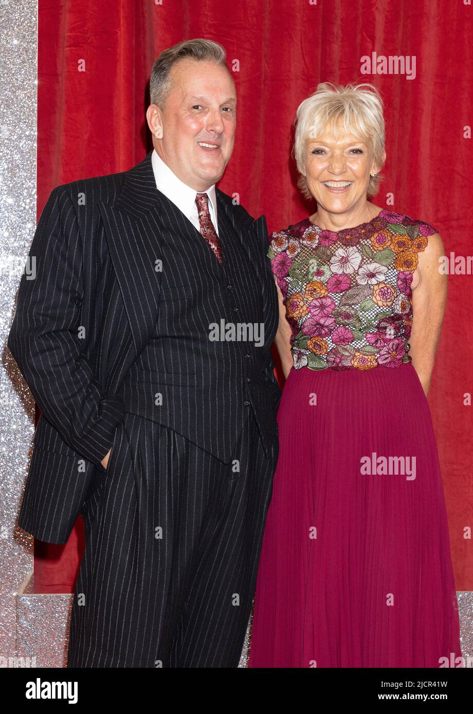 LONDON, UK. 11th June 2022. Ross Boatman and Gillian Wright arriving ...