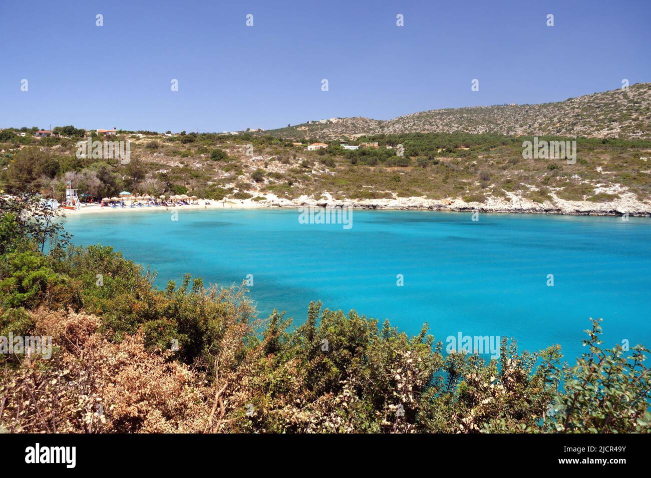 Loutraki beach, Crete, Greece Stock Photo - Alamy