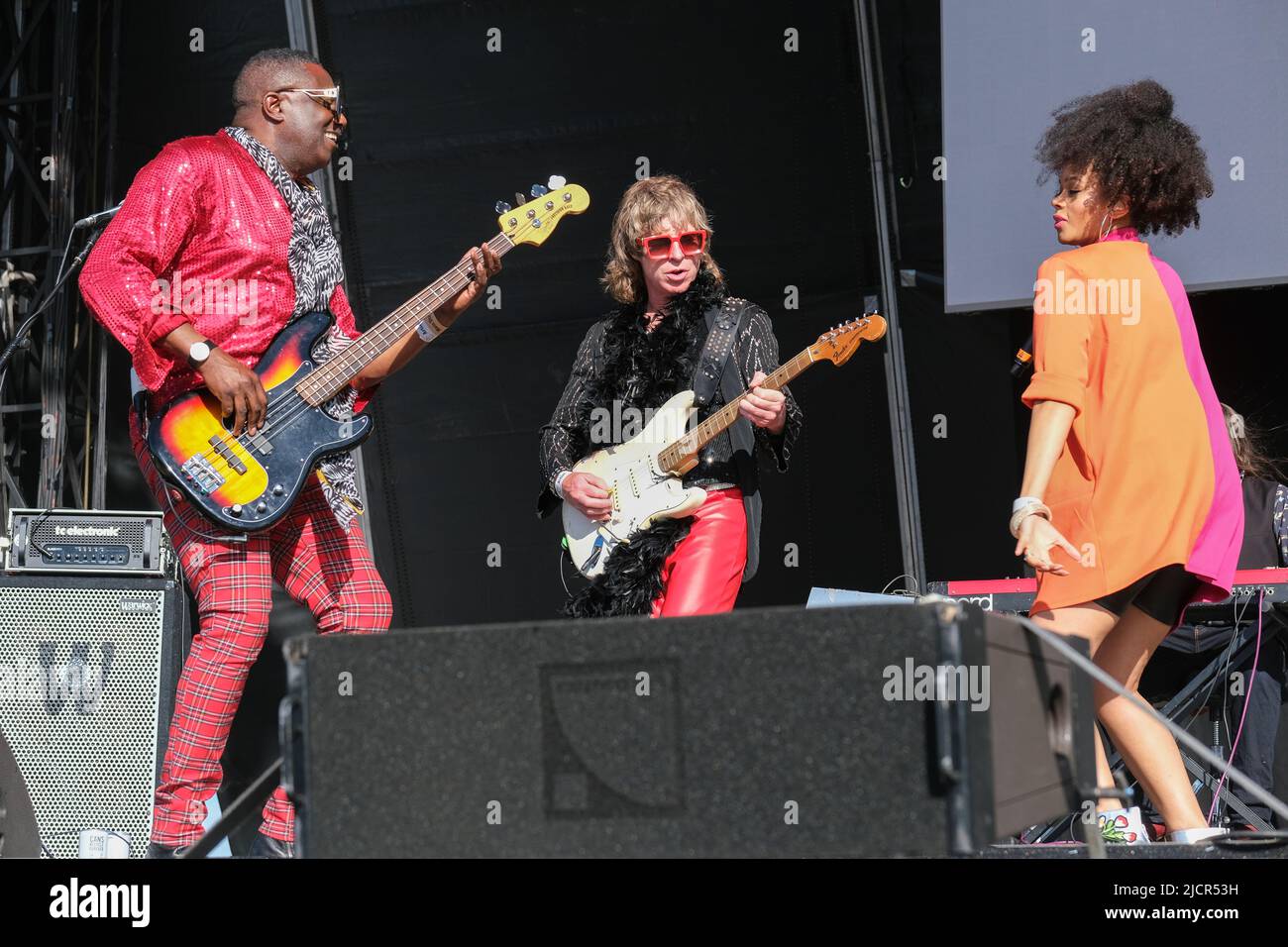 Andrew levy, Angela Ricci and Simon Bartholomew of the Brand New ...