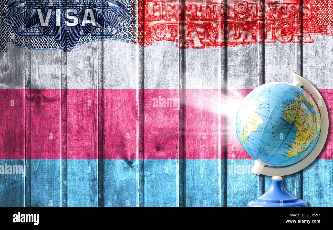 United States of America visa document, flag of Sapiosexual pride and ...