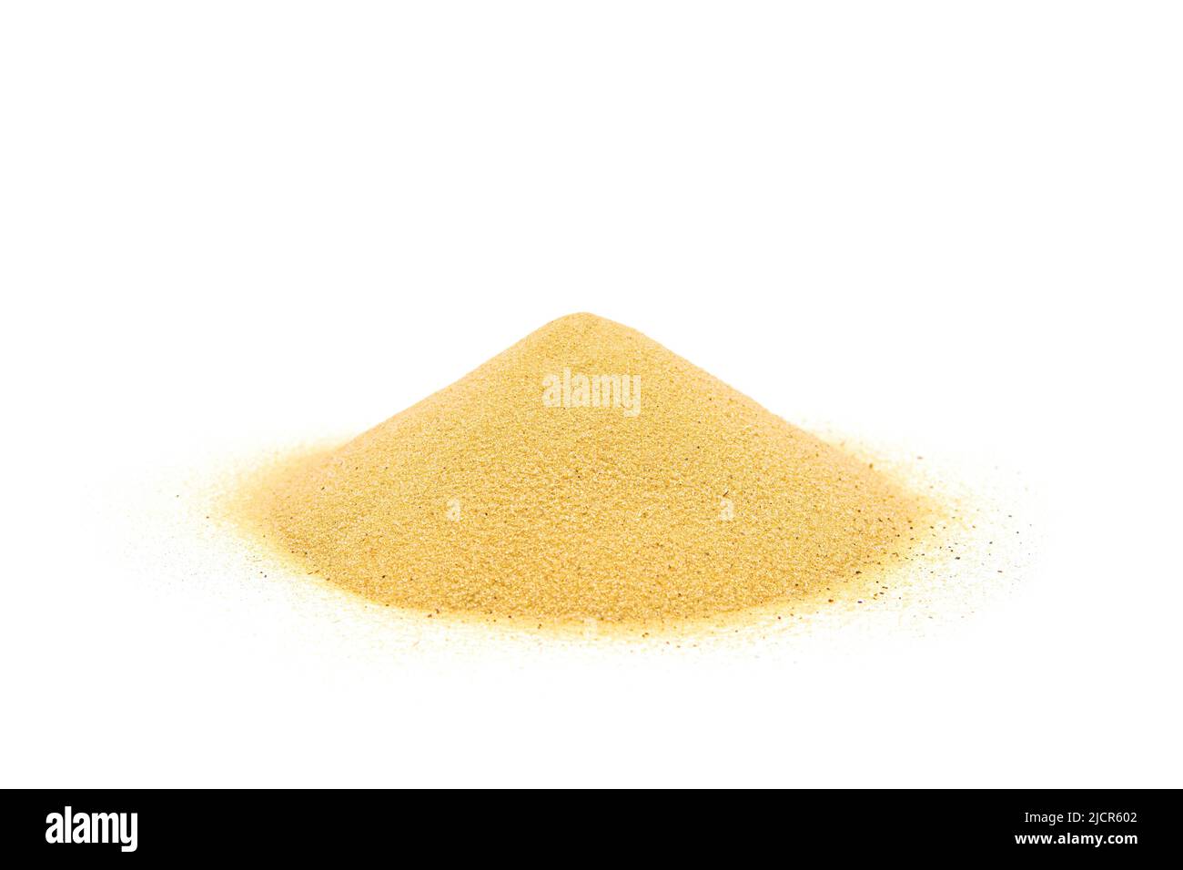 Small sand dune isolated on white background Stock Photo - Alamy