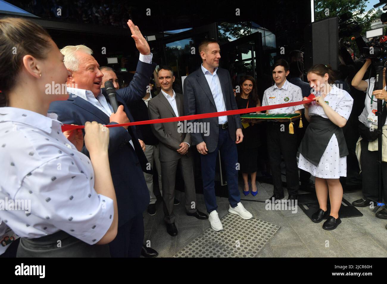 Moscow. The owner of new network of fast food restaurants 'Tasty — and ...