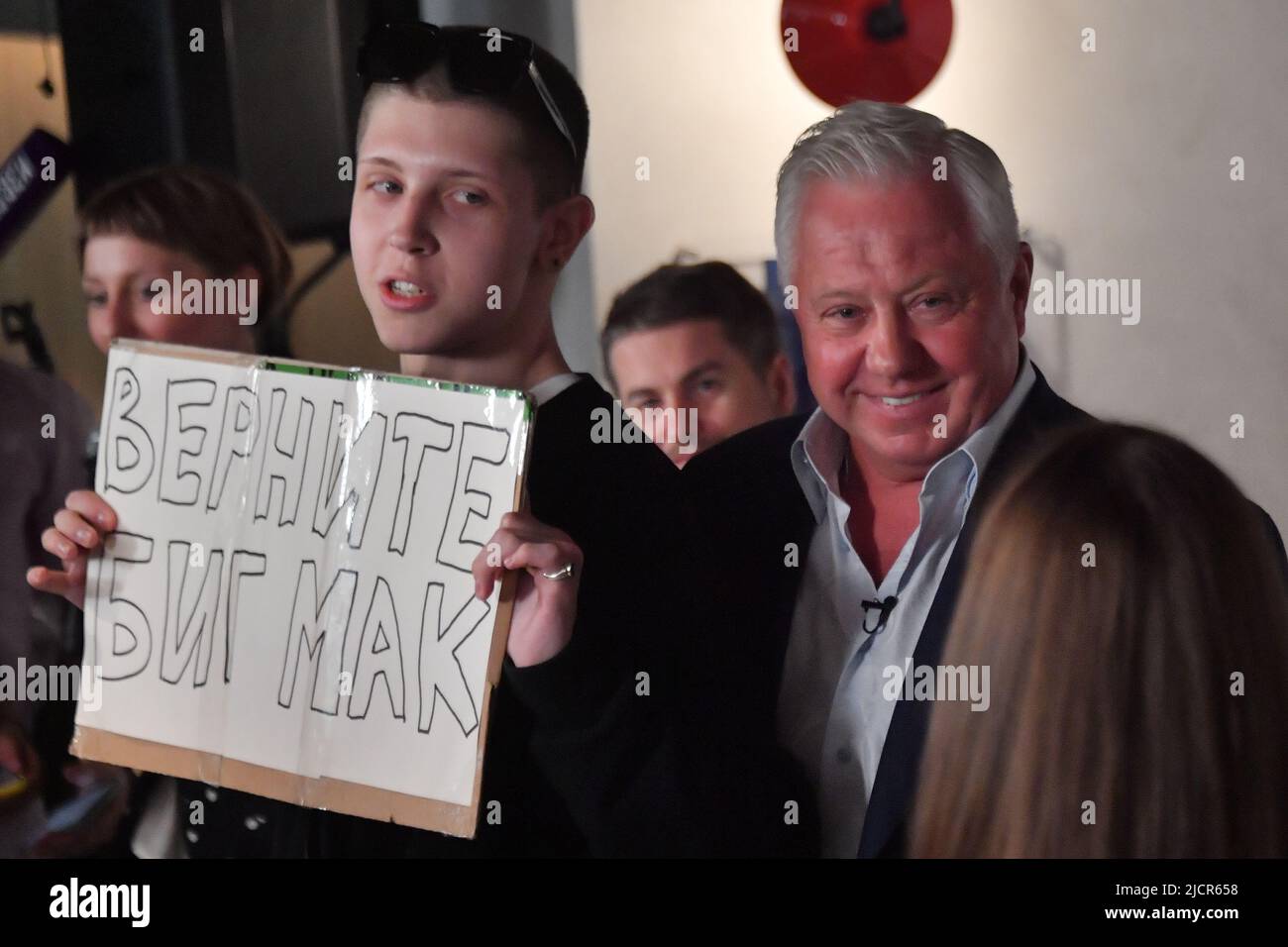 Moscow. The owner of new network of fast food restaurants 'Tasty — and ...