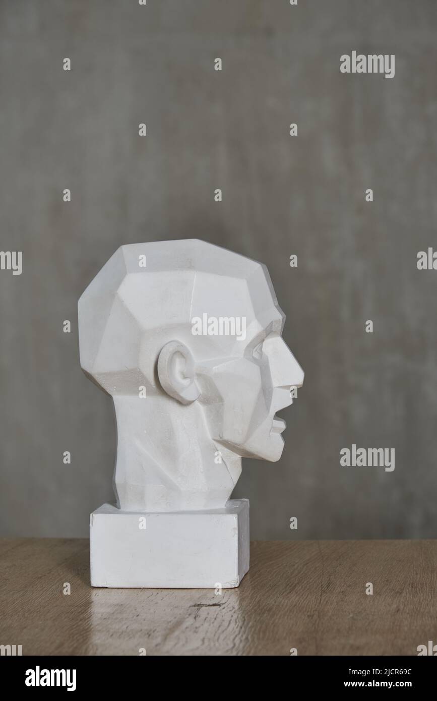 Profile white plaster bust statue hi-res stock photography and images ...