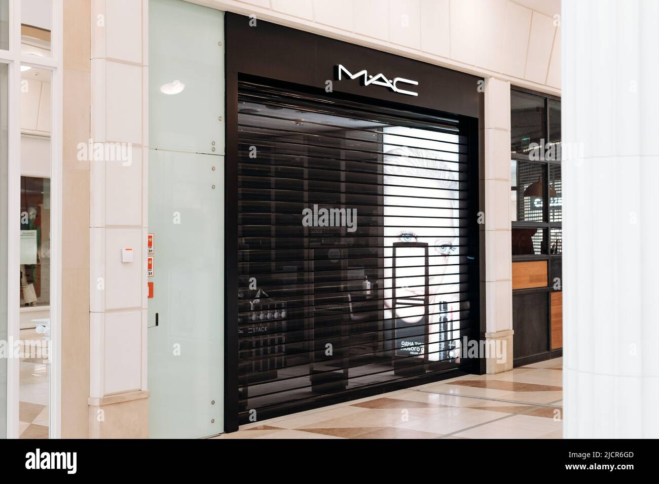 Mac Cosmetics Glass Door