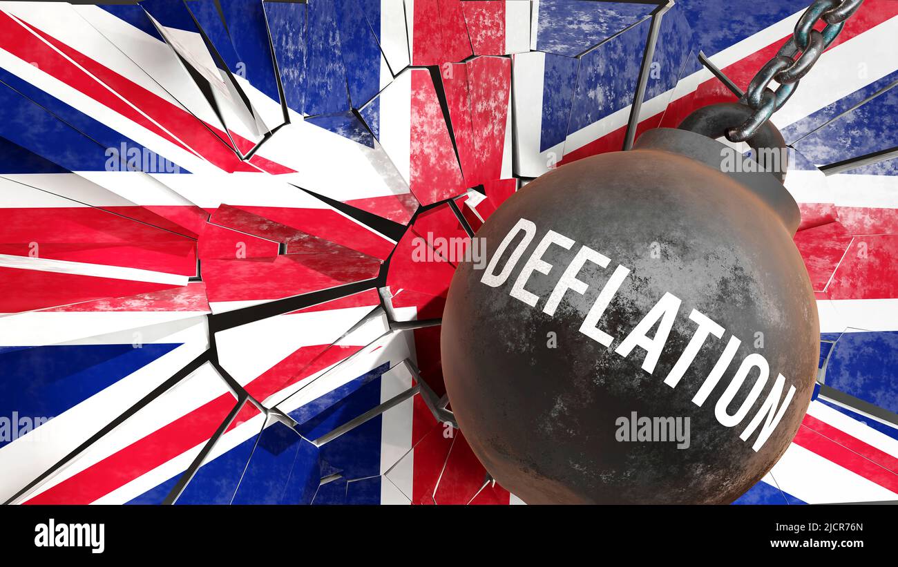 UK England and Deflation that destroys the country and wrecks the ...
