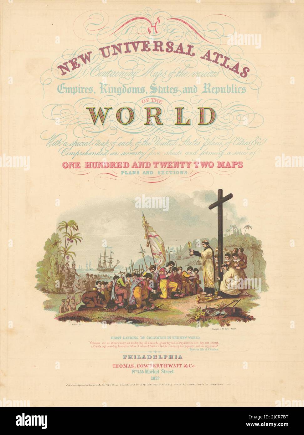 Columbus new world maps hi-res stock photography and images - Alamy