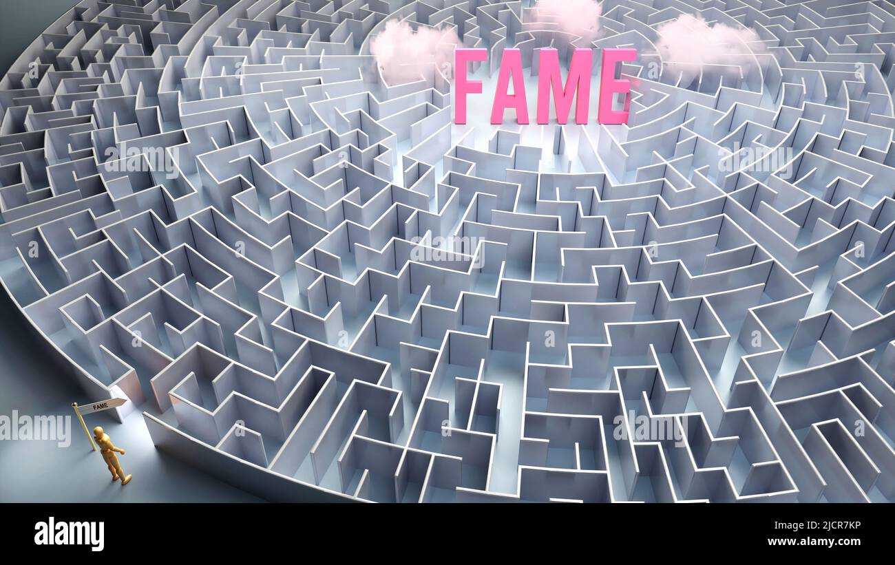 Hard journey that leads to fame hi-res stock photography and images - Alamy