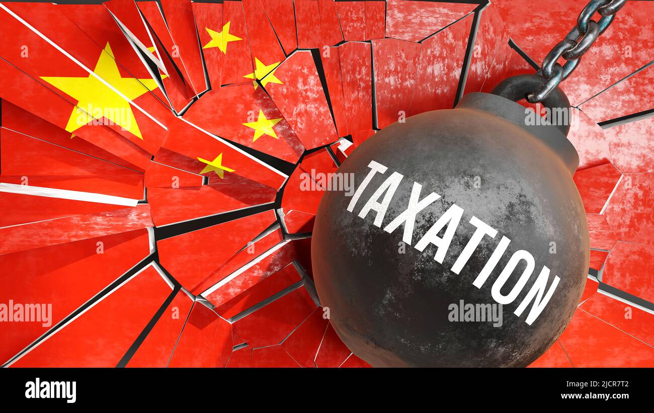 Taxation and China, destroying economy and ruining the nation. Taxation ...
