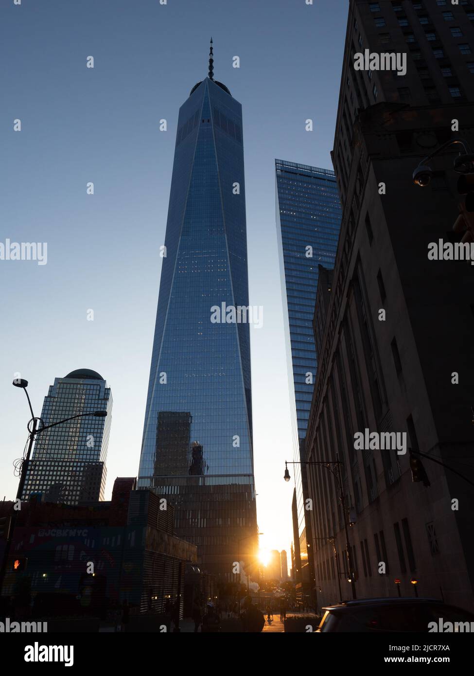 World Trade Center during sunset Stock Photo - Alamy