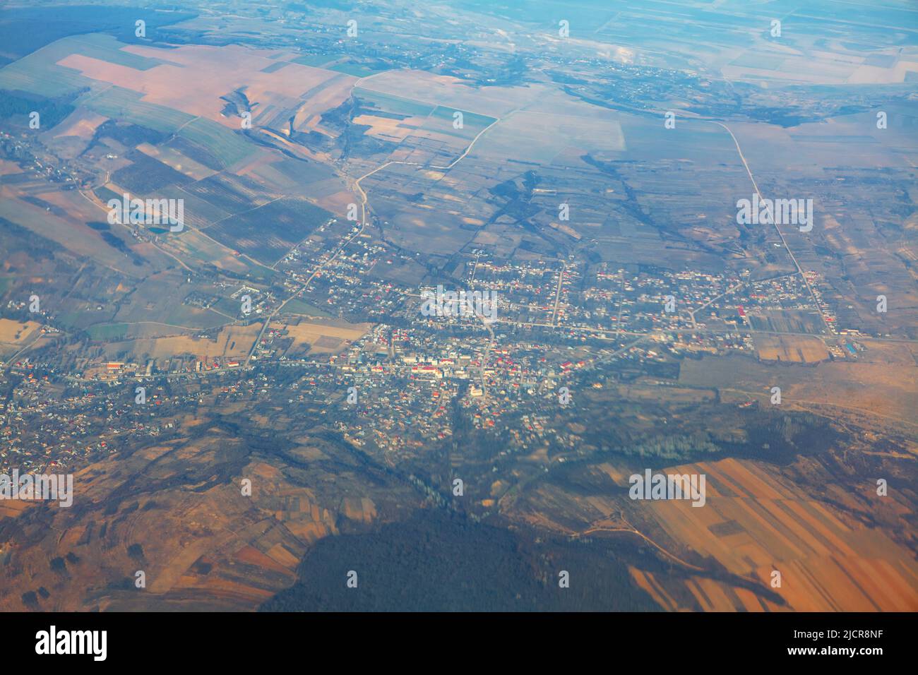 Aerial map view above mountain hi-res stock photography and images - Alamy