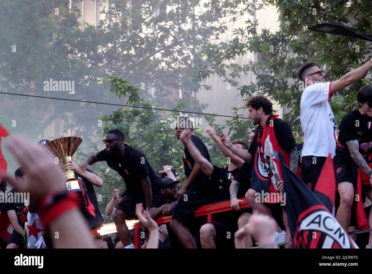 Ac milan fans scudetto hi-res stock photography and images - Alamy