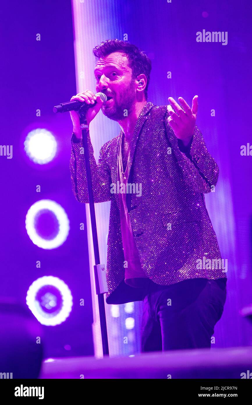 Milan Italy. 14 June 2022. The Italian pop singer songwriter CESARE ...