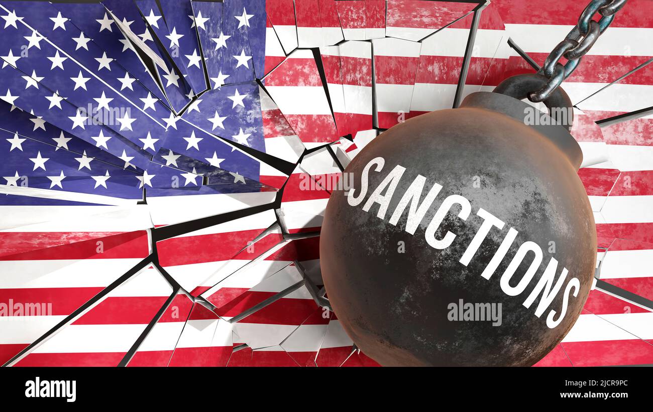USA America and Sanctions that destroys the country and wrecks the ...
