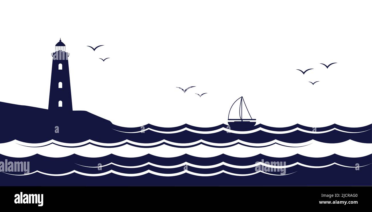 Lighthouse Outline Clipart