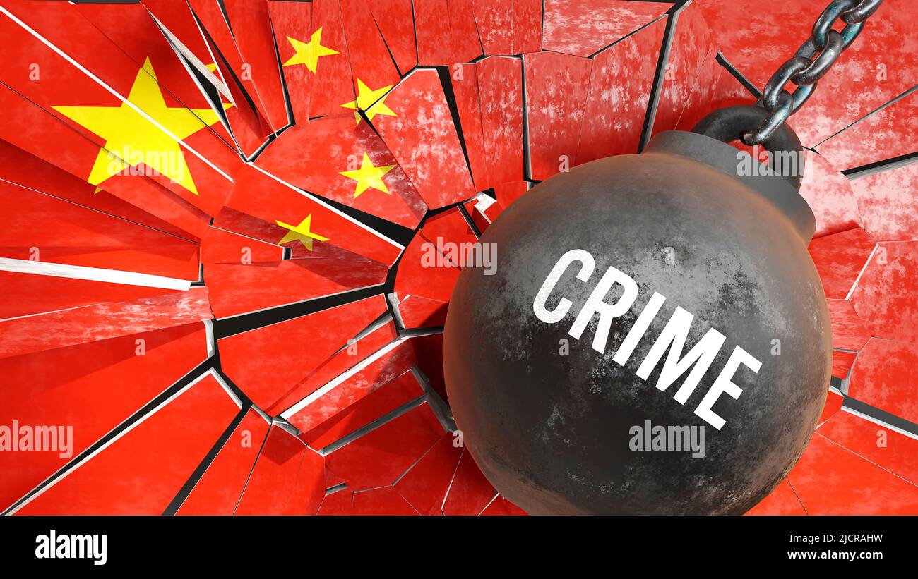 China and Crime that destroys the country and wrecks the economy. Crime ...