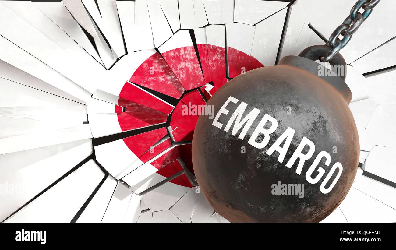 Embargo and Japan, destroying economy and ruining the nation. Embargo ...