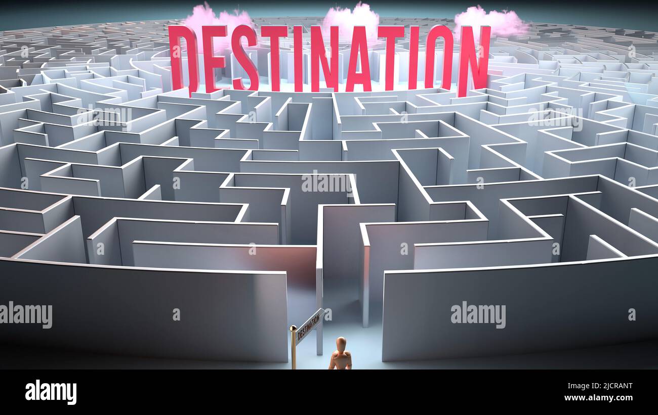 Destination and a challenging path that leads to it - confusion and ...