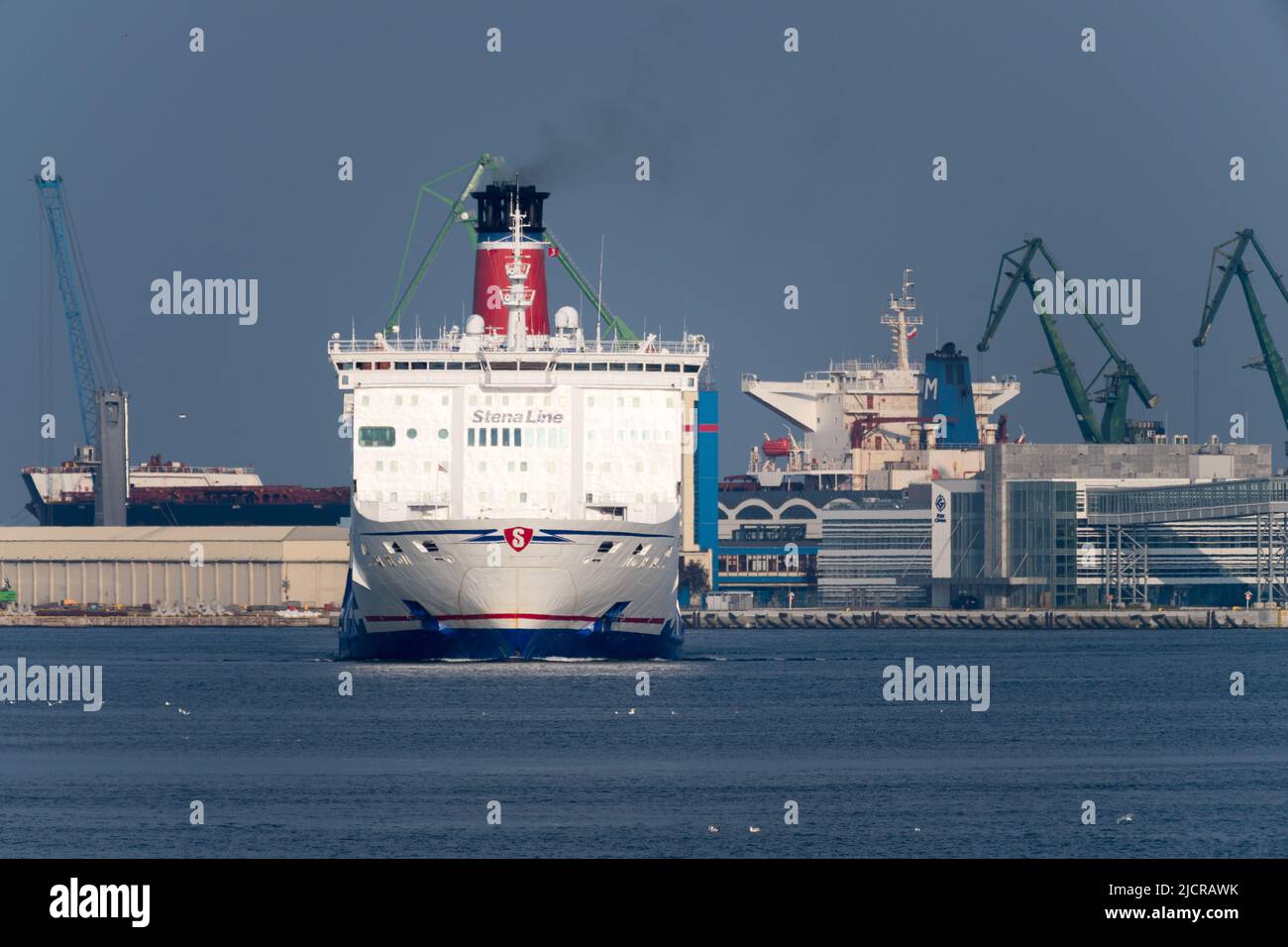 MS Stena Spirit, large cruiseferry owned by Stena Line, in Gdynia ...