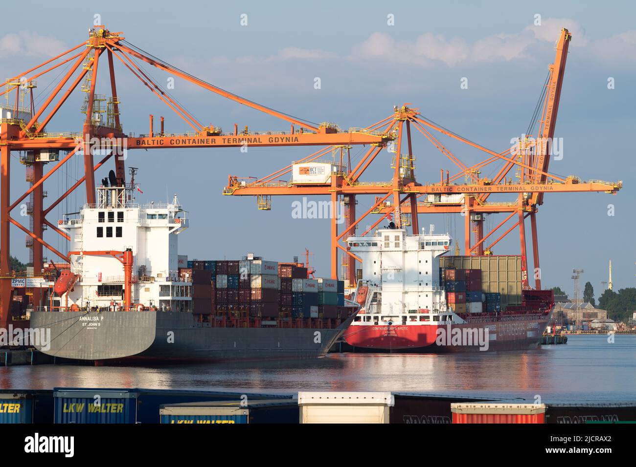 Gdynia container terminal hi-res stock photography and images - Alamy