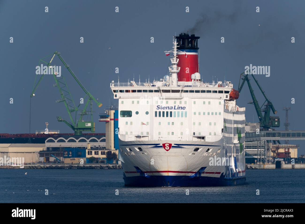 MS Stena Spirit, large cruiseferry owned by Stena Line, in Gdynia ...