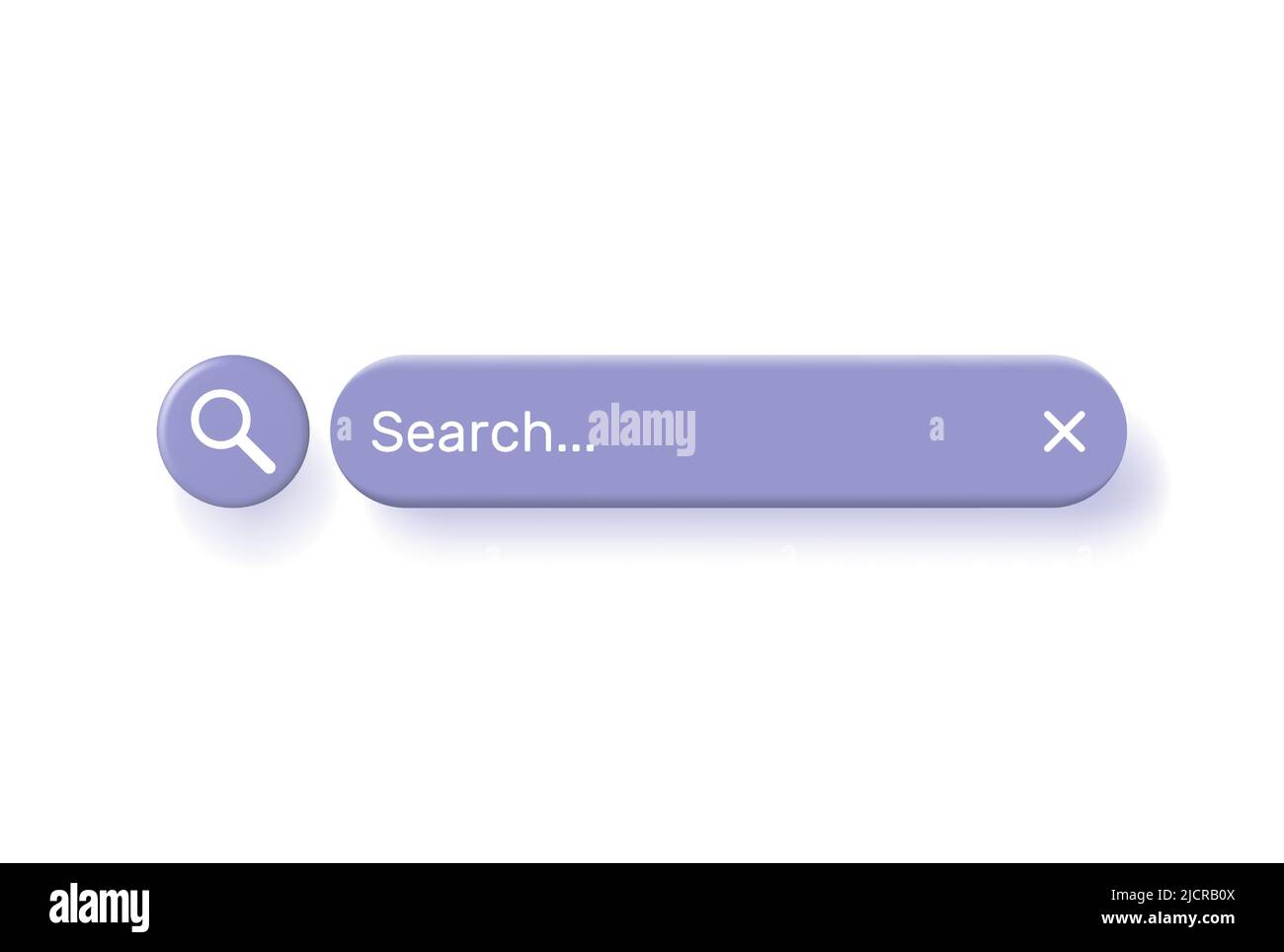 3d search bar design Cut Out Stock Images & Pictures - Alamy