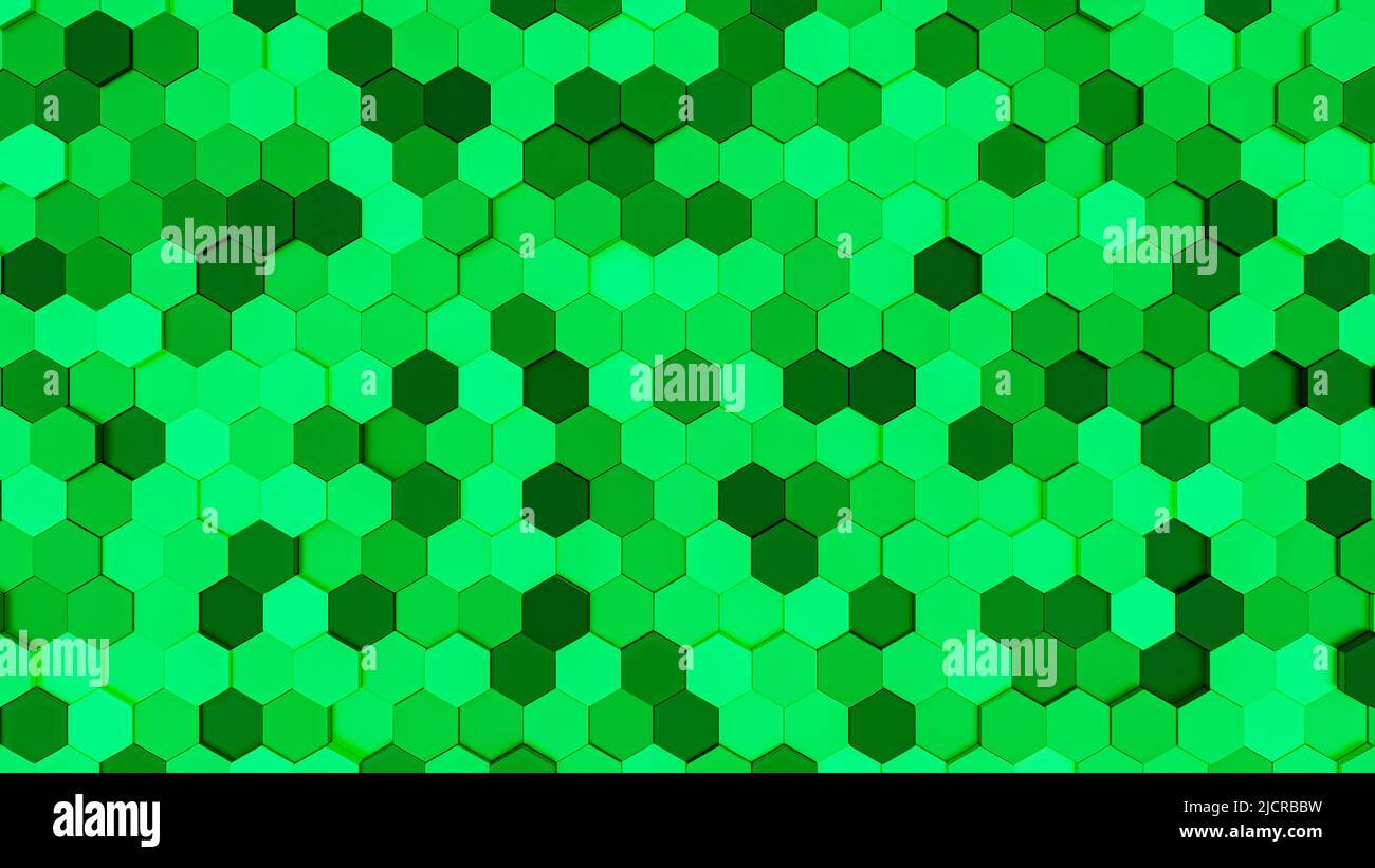Fondo Digital Hexagonal Verde Hexagonal Texture Hi Res Stock