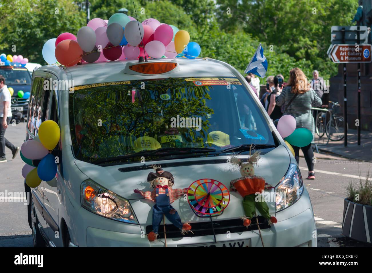 Glasgow taxi outing to troon hi-res stock photography and images - Alamy