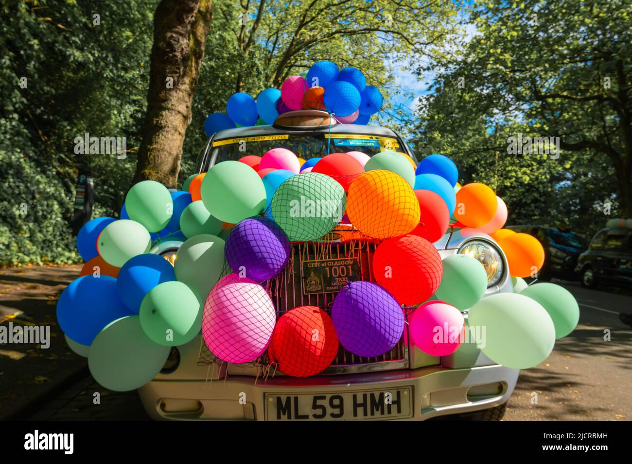 Glasgow taxi outing to troon hi-res stock photography and images - Alamy