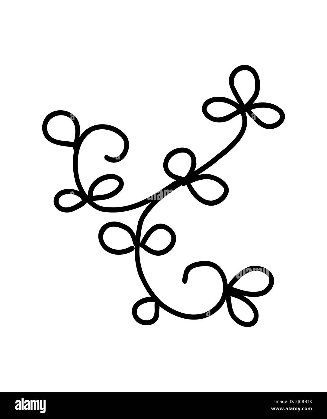 Vector branch icon. Tree branch. Contour Icon of a Tree Branch, clip ...
