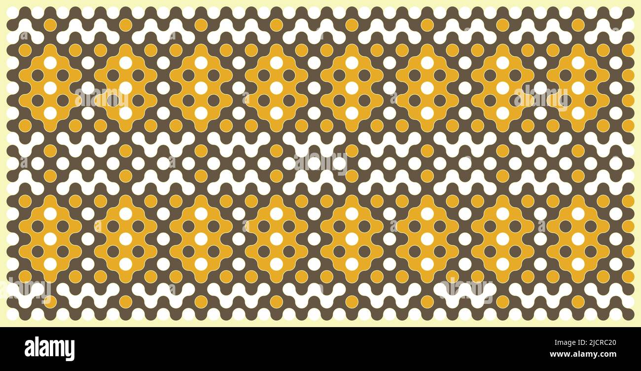 Random color rounded truchet tiling illustration Stock Vector Image ...