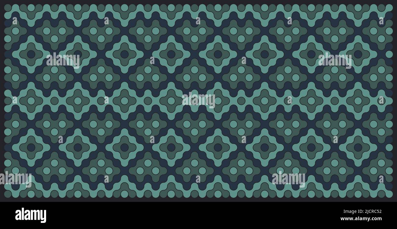 Random color rounded truchet tiling illustration Stock Vector Image ...