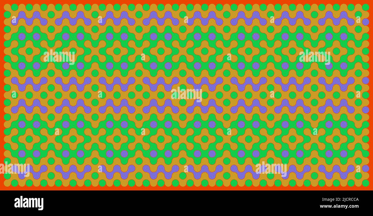 Random color rounded truchet tiling illustration Stock Vector Image ...