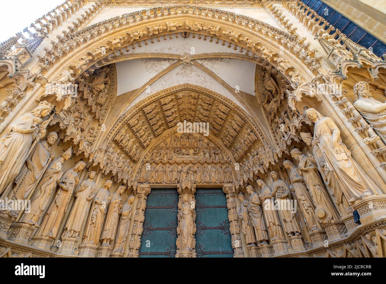 Metz Cathedral, also called the Cathedral of Saint Stephen, Metz ...