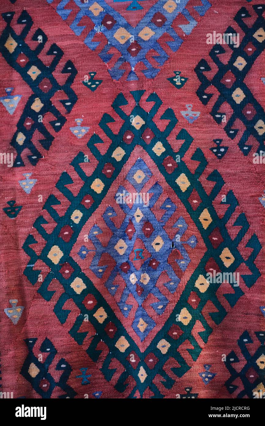 Colorful ornamental Persian Rug Stock Photo - Alamy