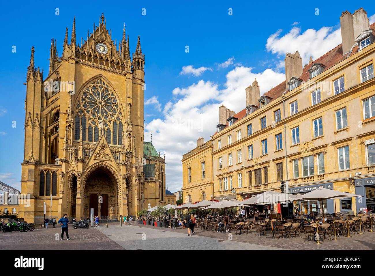 Metz Cathedral, also called the Cathedral of Saint Stephen, Metz ...